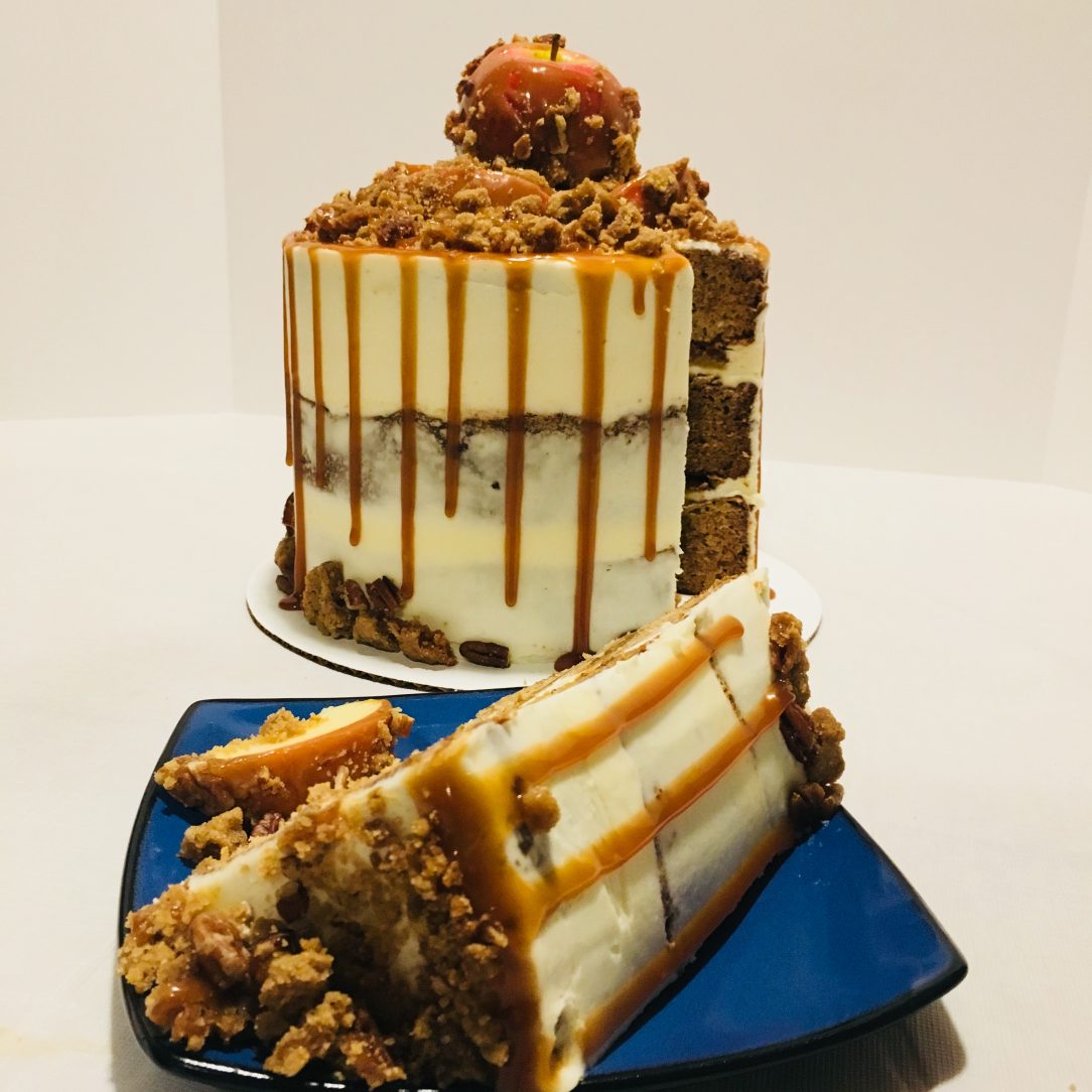 Caramel Apple Toffee Crumble Cake ~ Intensive Cake Unit