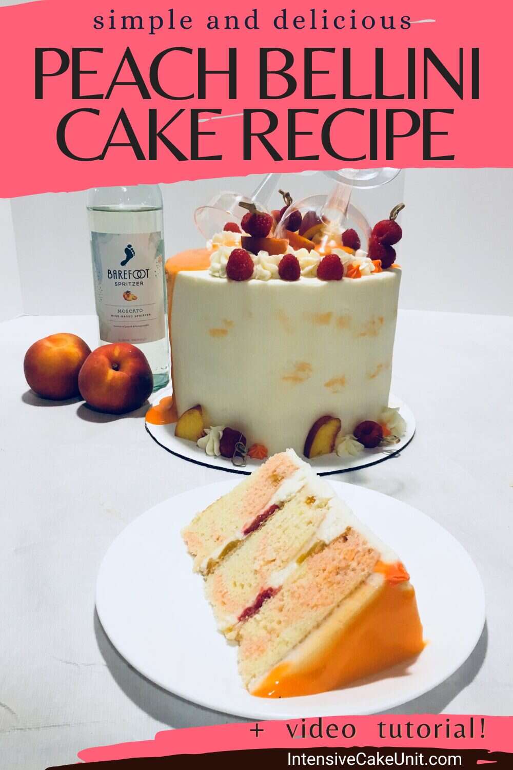 Peach Bellini Cake ~ Intensive Cake Unit