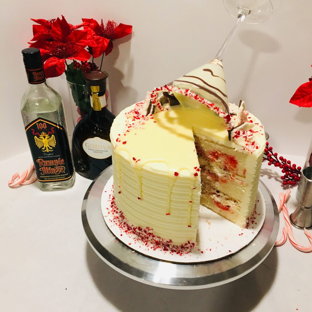 White Chocolate Grasshopper Cake ~ Intensive Cake Unit