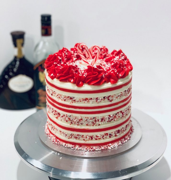Candy Cane Cocktail Cake ~ Intensive Cake Unit