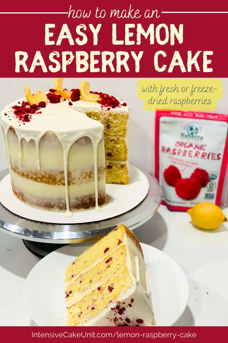Lemon Raspberry Cake ~ Intensive Cake Unit