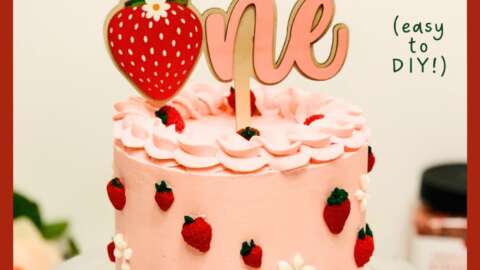 Berry First Birthday Cake ~ Intensive Cake Unit