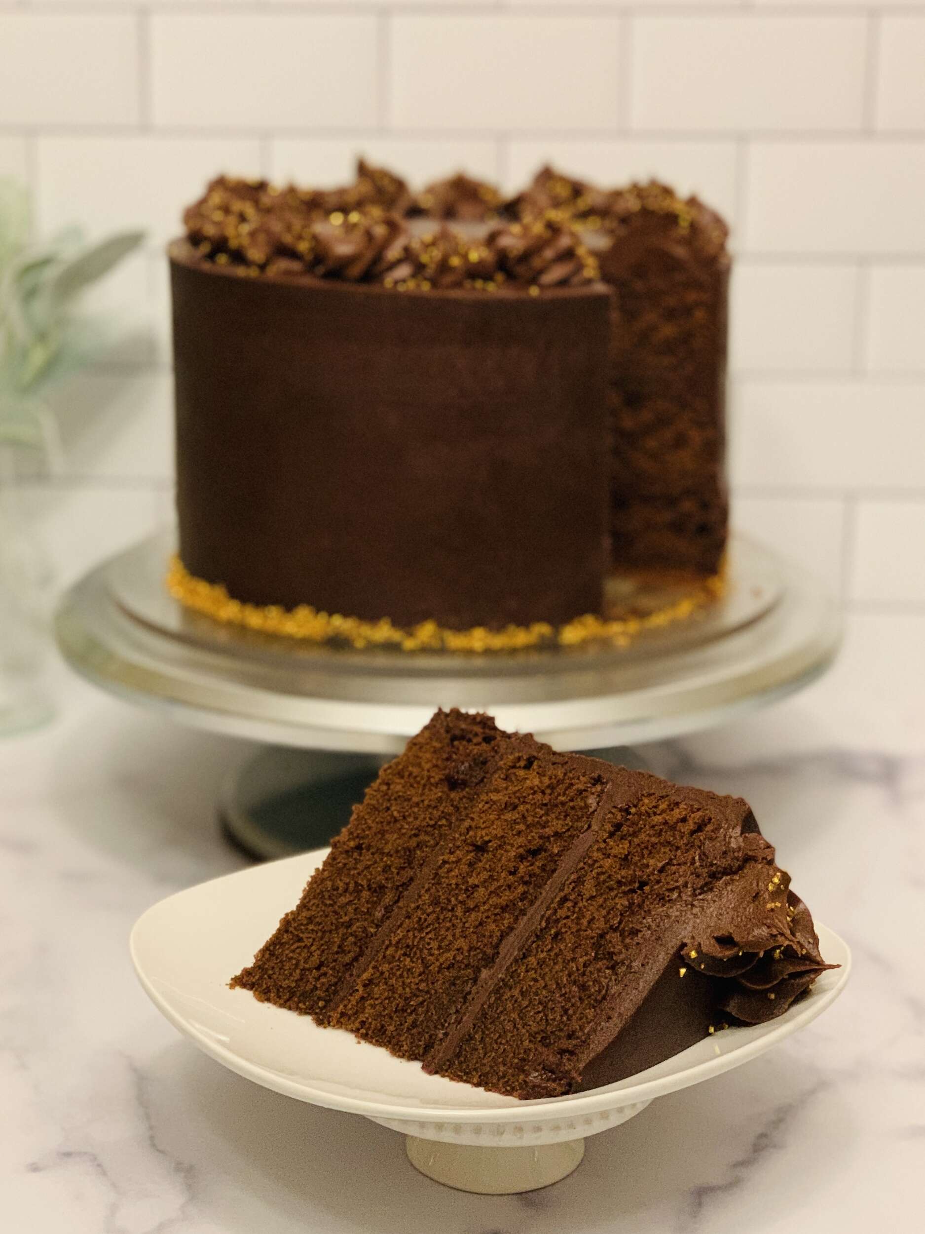 Chocolate Sourdough Discard Cake ~ Intensive Cake Unit